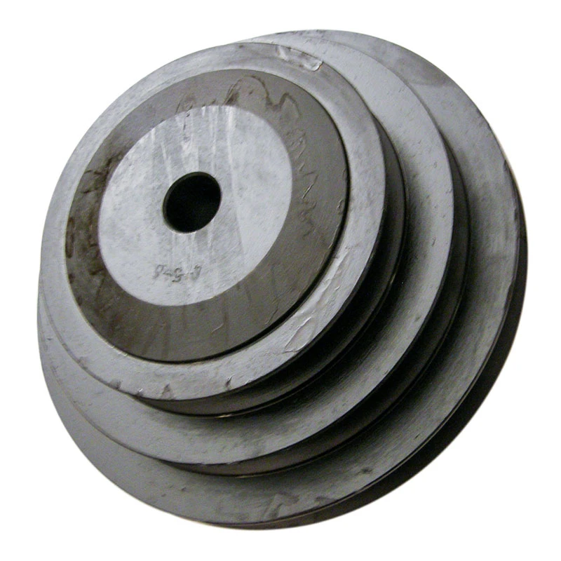 Cast iron 4-5-6 inch step feed pulley with 5/8 (.625) inch bore for 18