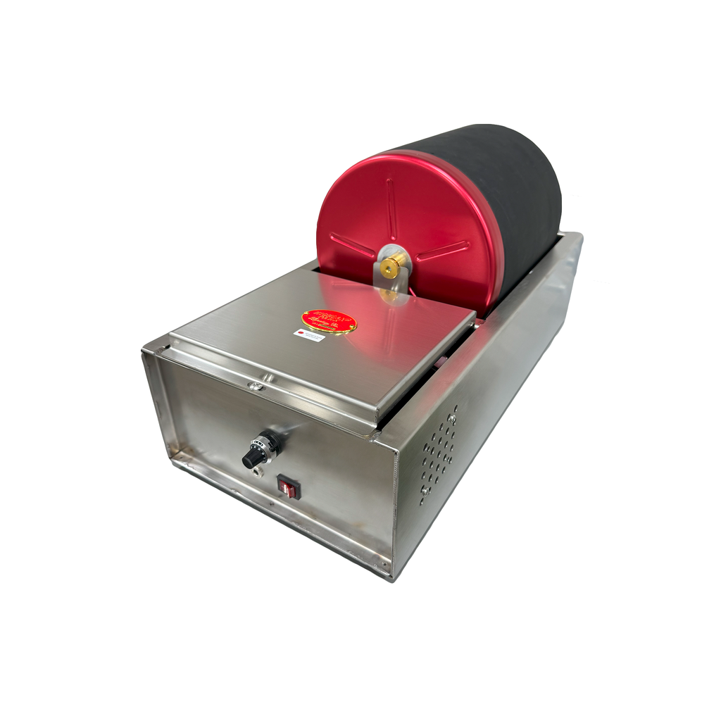 Rotary Tumbler with 12.0 LB Barrel Capacity 110V w/ Variable Speed