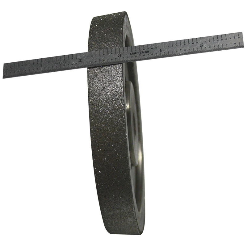 6 degree 80 grit cabochon bevel wheel with 16mm arbor