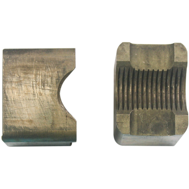 Split nut feed nut block set for Model 12 precision agate slab saws