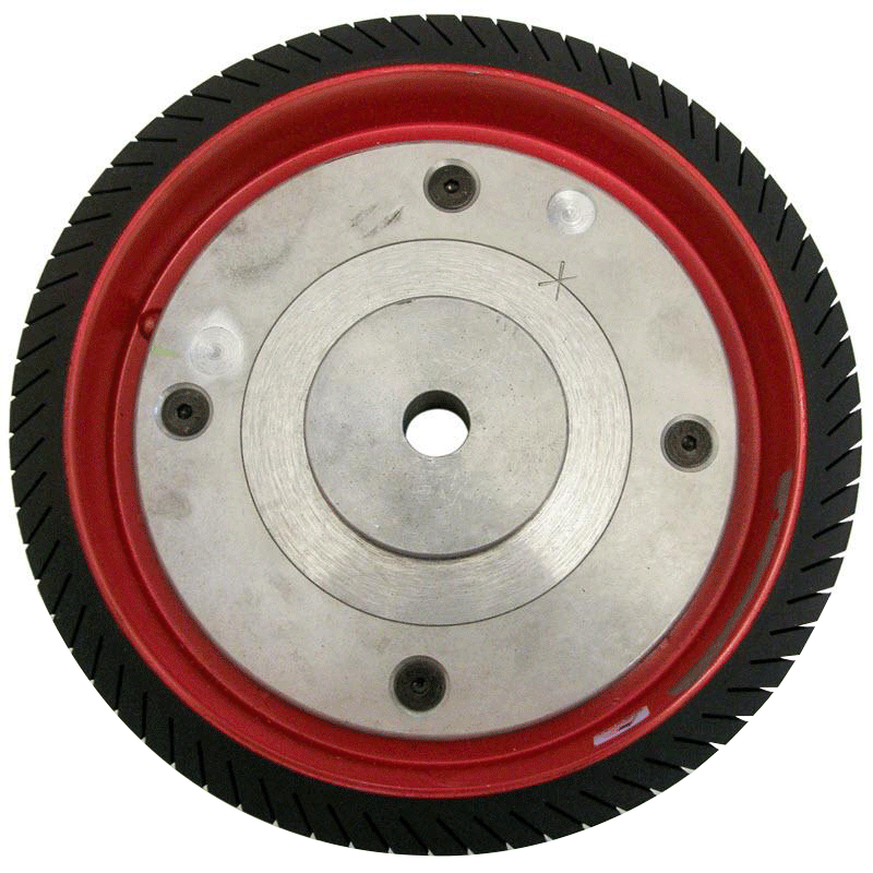 12 x 4 inch precision-balanced expanding bullwheel and hub assembly wi