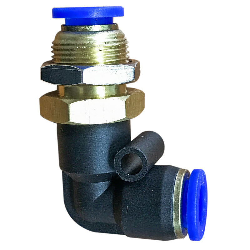 8mm to 8mm quick disconnect elbow bulkhead fitting 16mm for Model 18FL